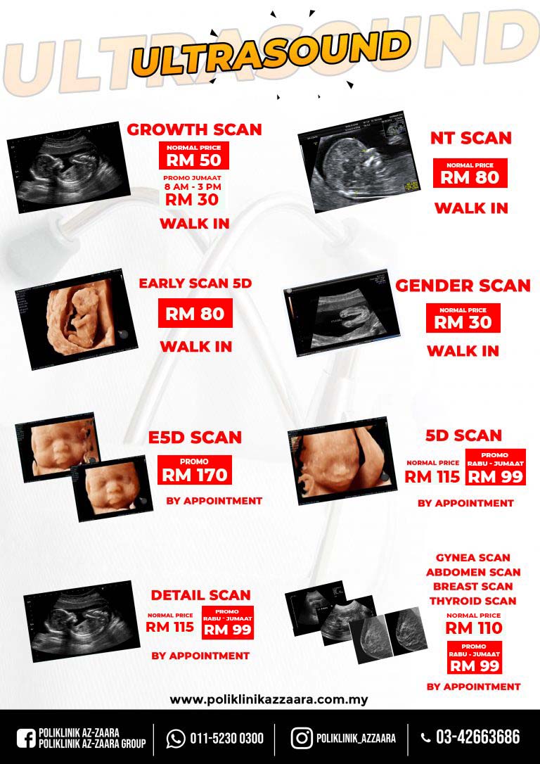 Ultrasound Scan – Poliklinik Az-Zaara Ampang